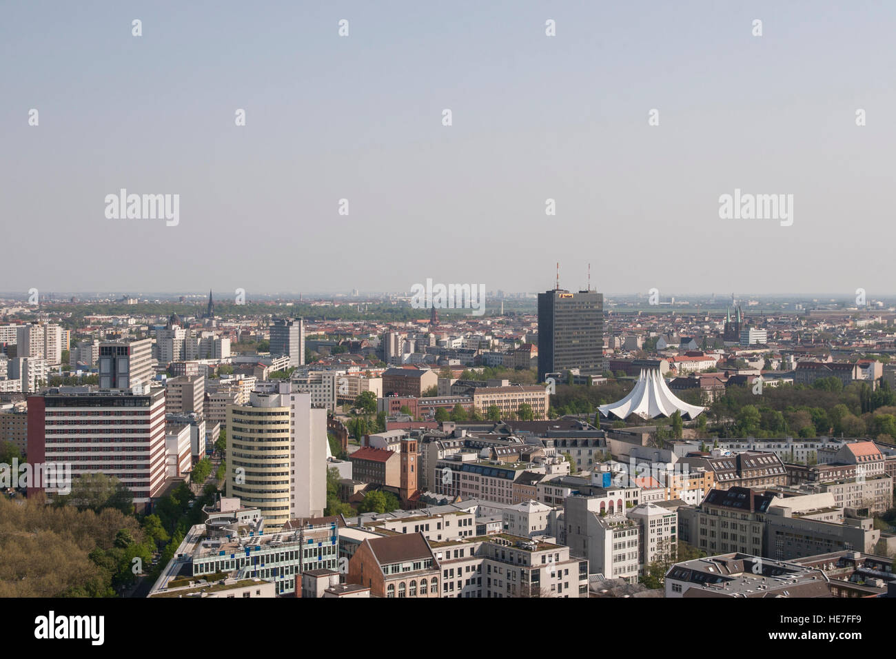Elevated view from Potsdamer platz Berlin Germany Stock Photo - Alamy
