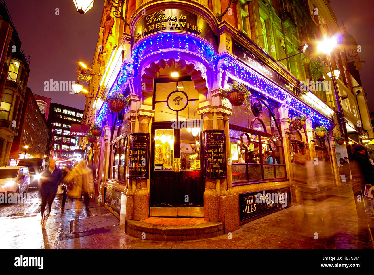 Beautiful Pub in London - St James Tavern Stock Photo - Alamy