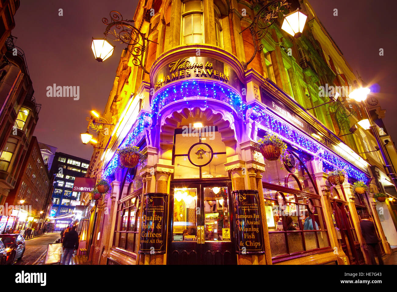 Beautiful Pub in London - St James Tavern Stock Photo - Alamy