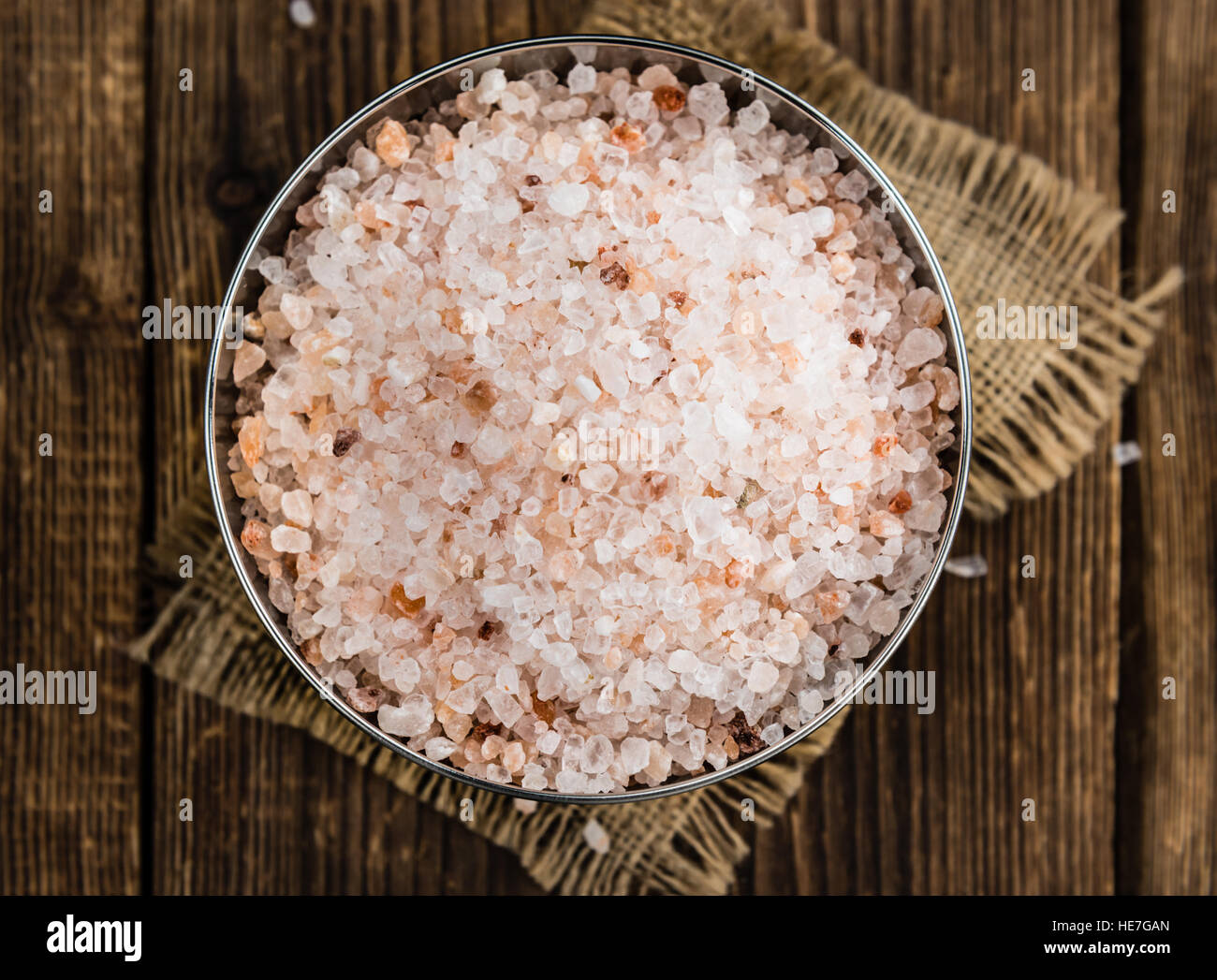 Portion of Pink Salt (close-up shot; selective focus Stock Photo - Alamy