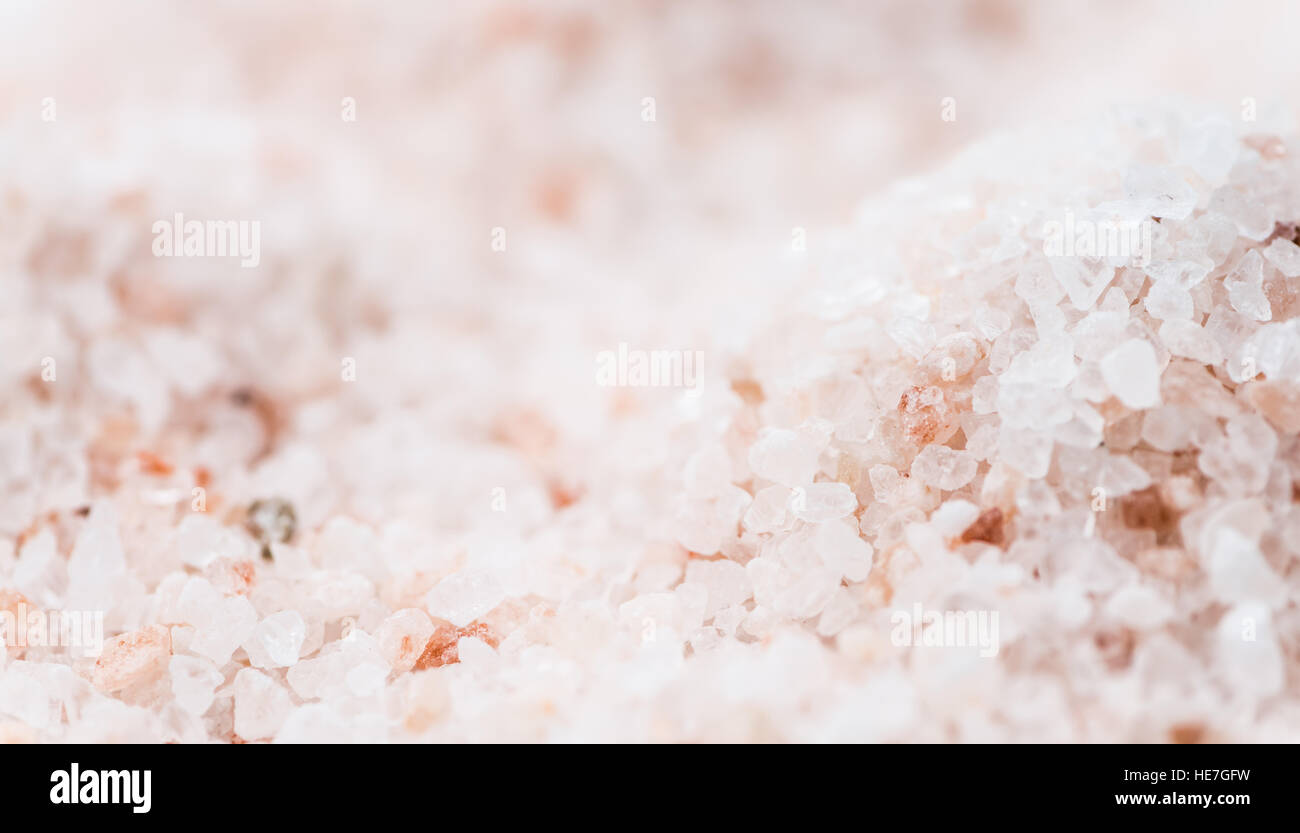 Pink Salt on a vintage background as detailed close-up shot (selective ...