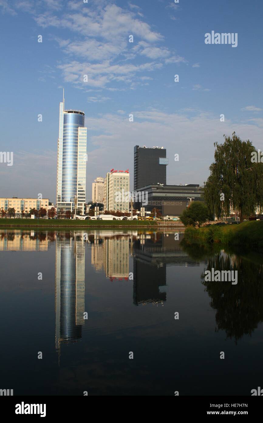 River Svisloch. Belarus, Minsk Stock Photo - Alamy