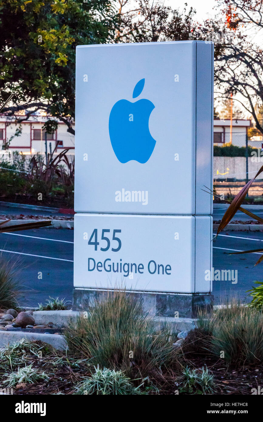 Apple building california hi-res stock photography and images - Alamy