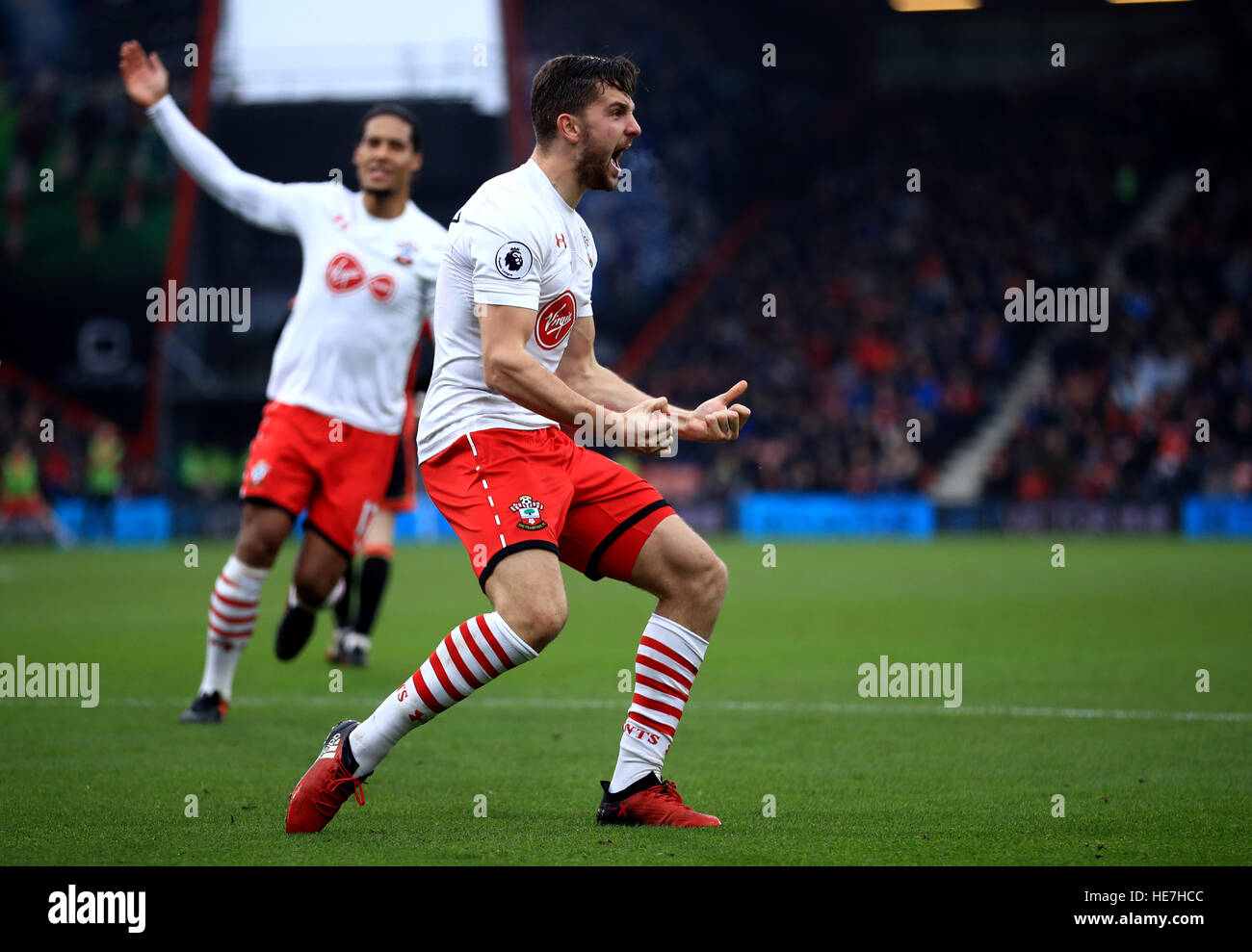 Southampton's Jay Rodriguez celebrates scoring his side's second goal ...