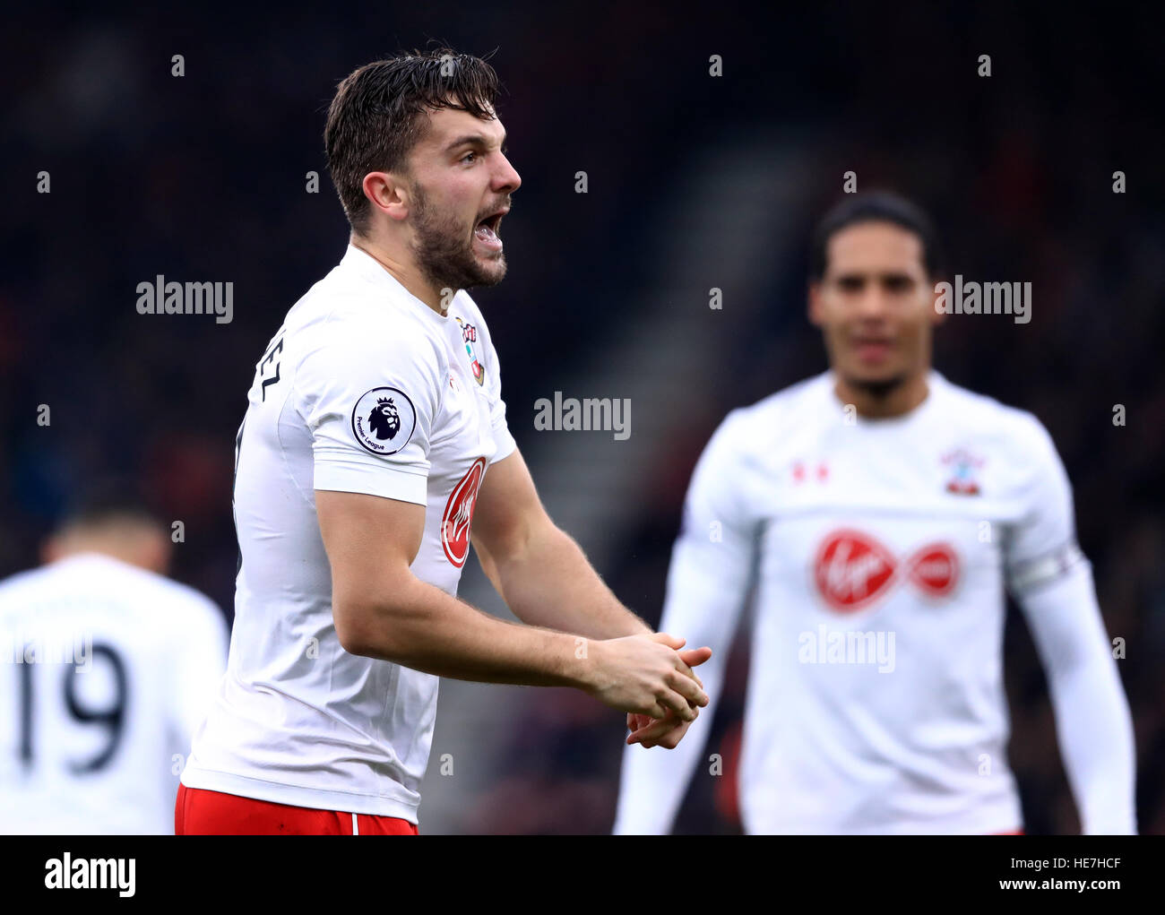 Southamptons jay rodriguez celebrates scoring hi-res stock photography ...