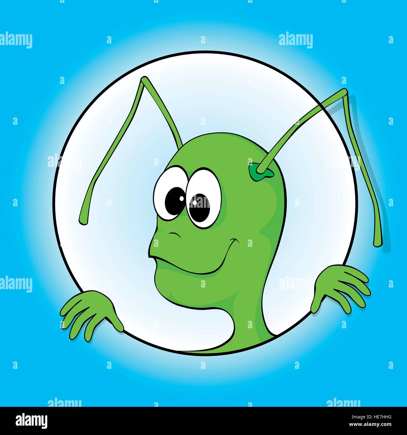 Funny alien Stock Vector Images - Alamy