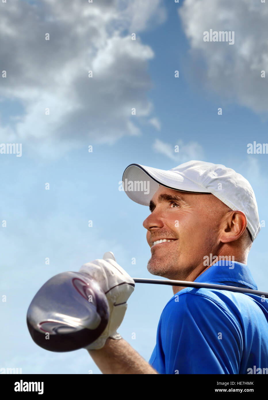 Club over shoulder hi-res stock photography and images - Alamy