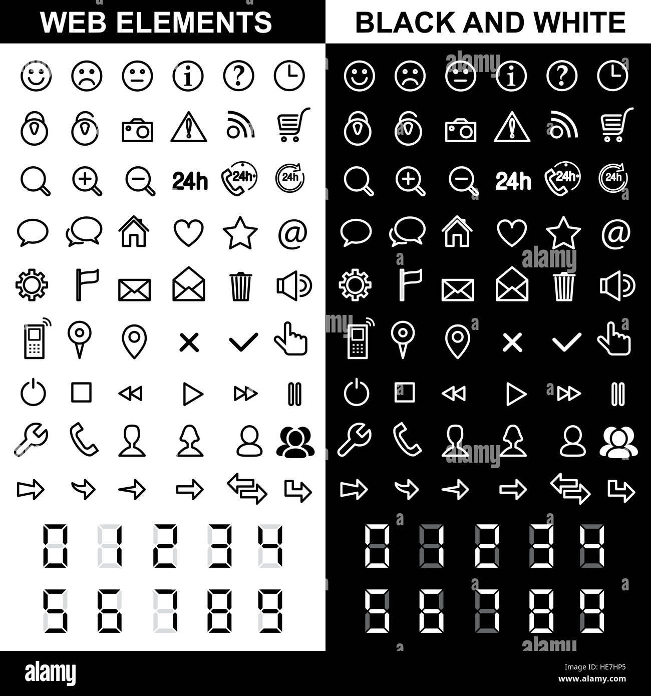 Favicon vector vectors hi-res stock photography and images - Alamy