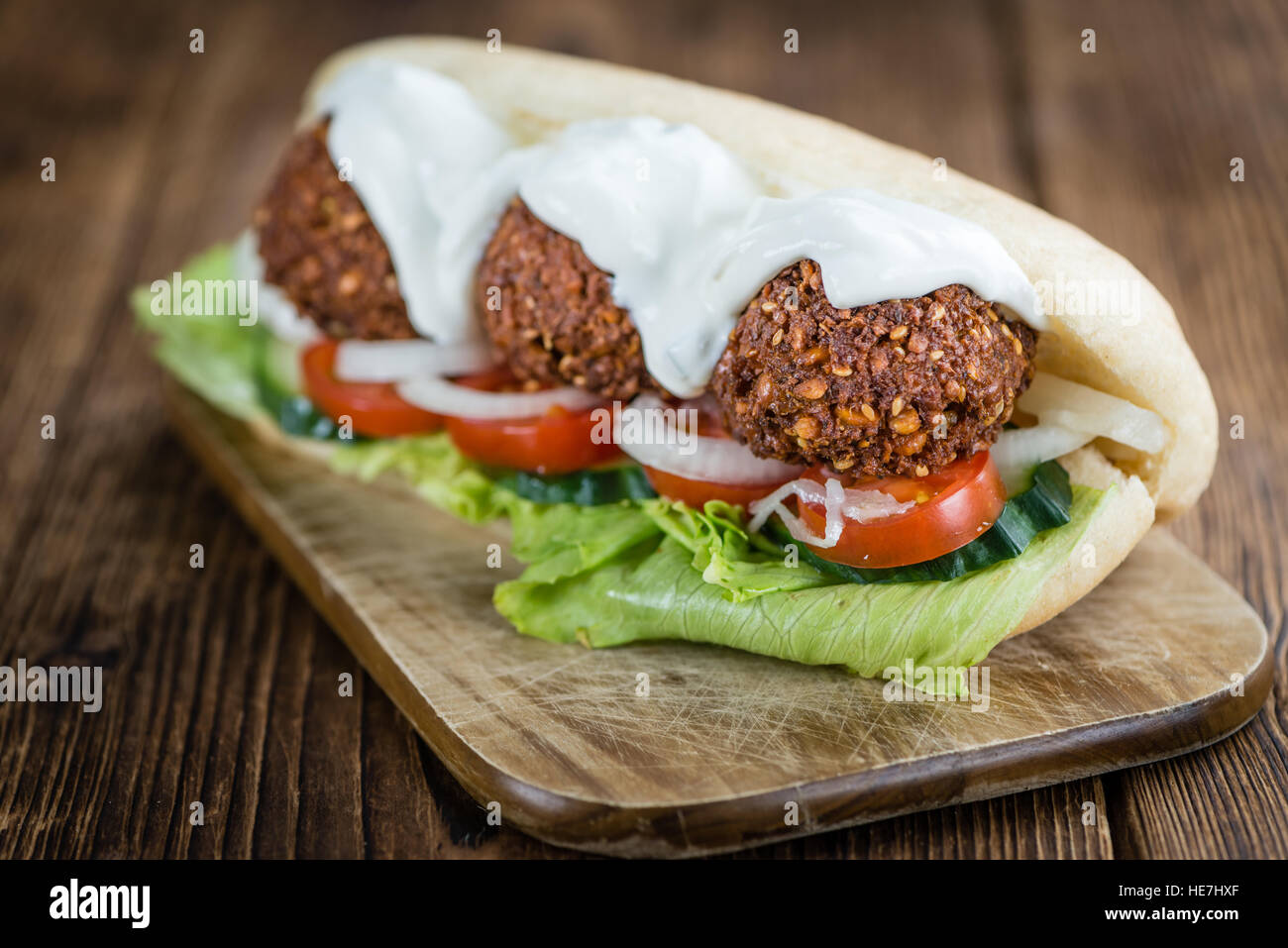 Falafel sandwich hi-res stock photography and images - Alamy