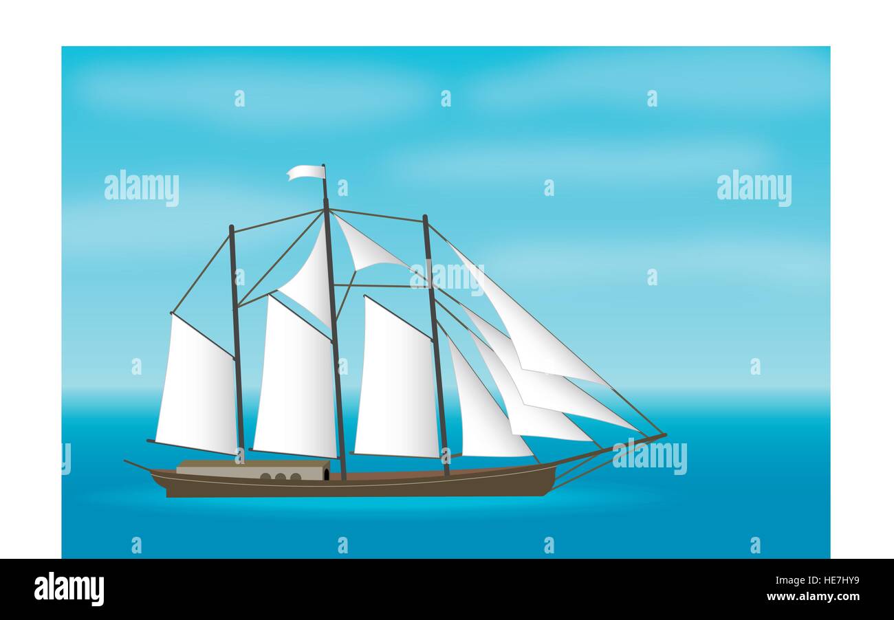 Wide boat Stock Vector Images - Alamy