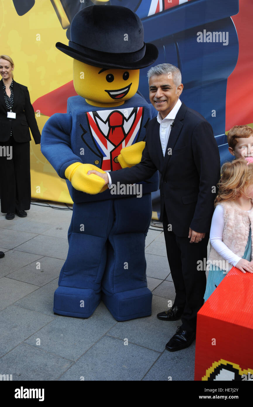 The worlds largest Lego store is opened in Leicester Square by Mayor of ...