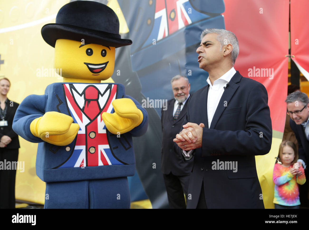 Mayor of London opens world's largest LEGO store Featuring: Sadiq Khan ...