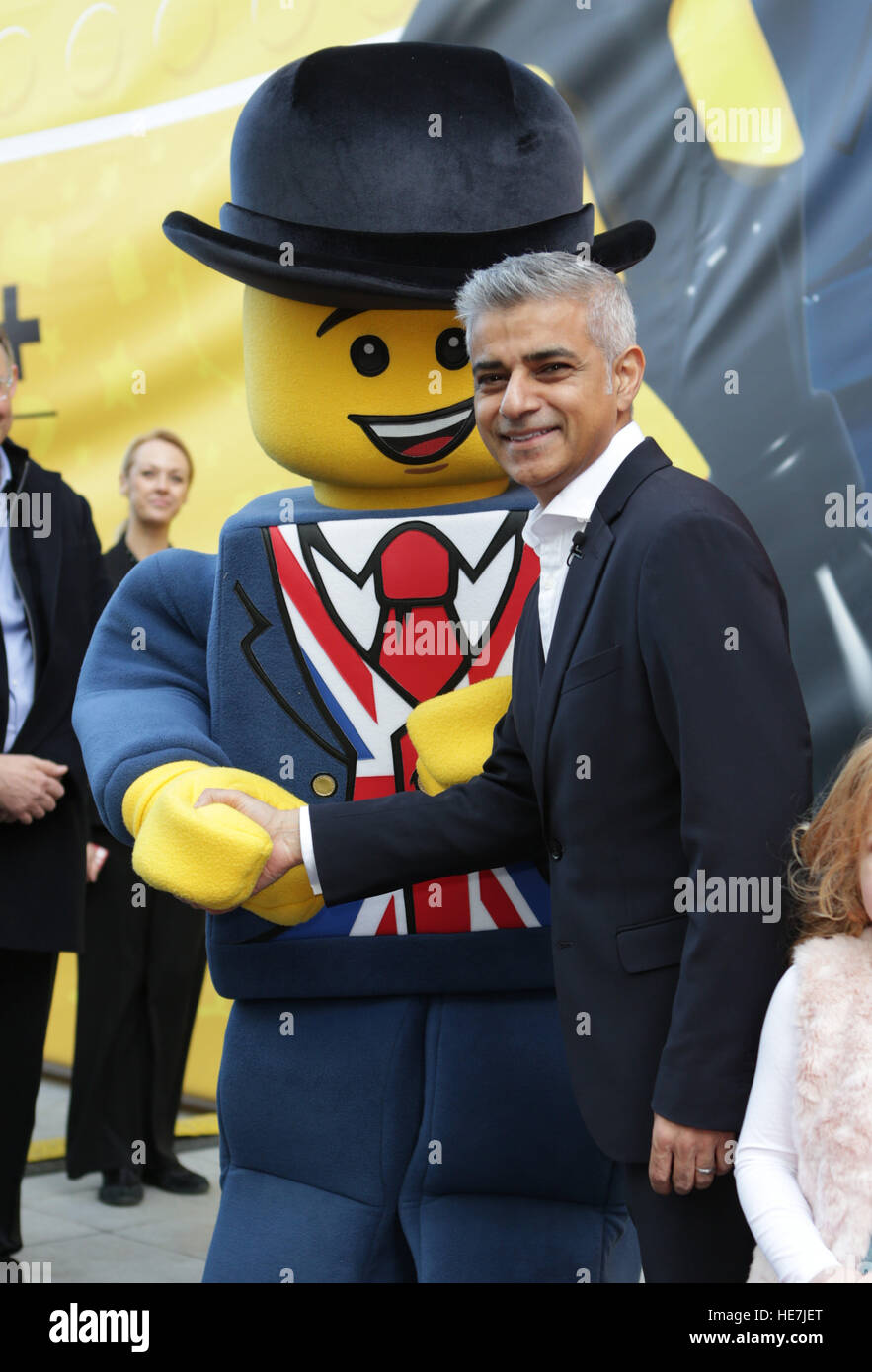 Mayor of London opens world's largest LEGO store Featuring: Sadiq Khan ...