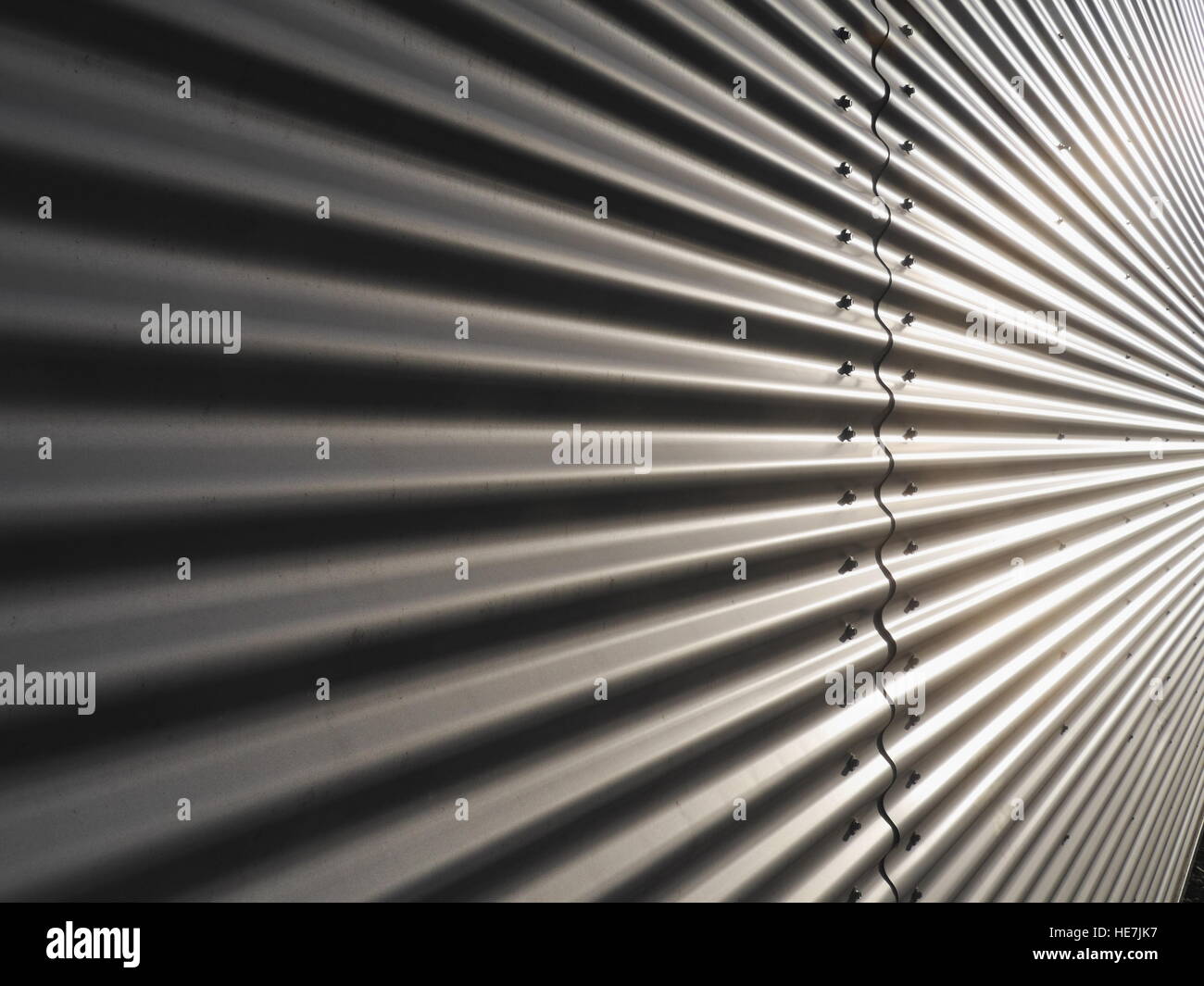 corrugated metal wall Stock Photo - Alamy