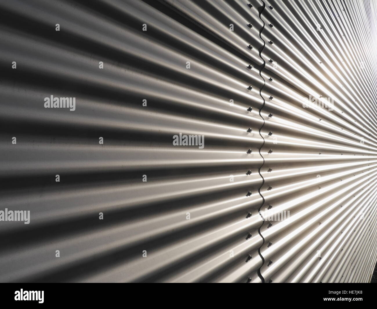 corrugated metal wall Stock Photo - Alamy