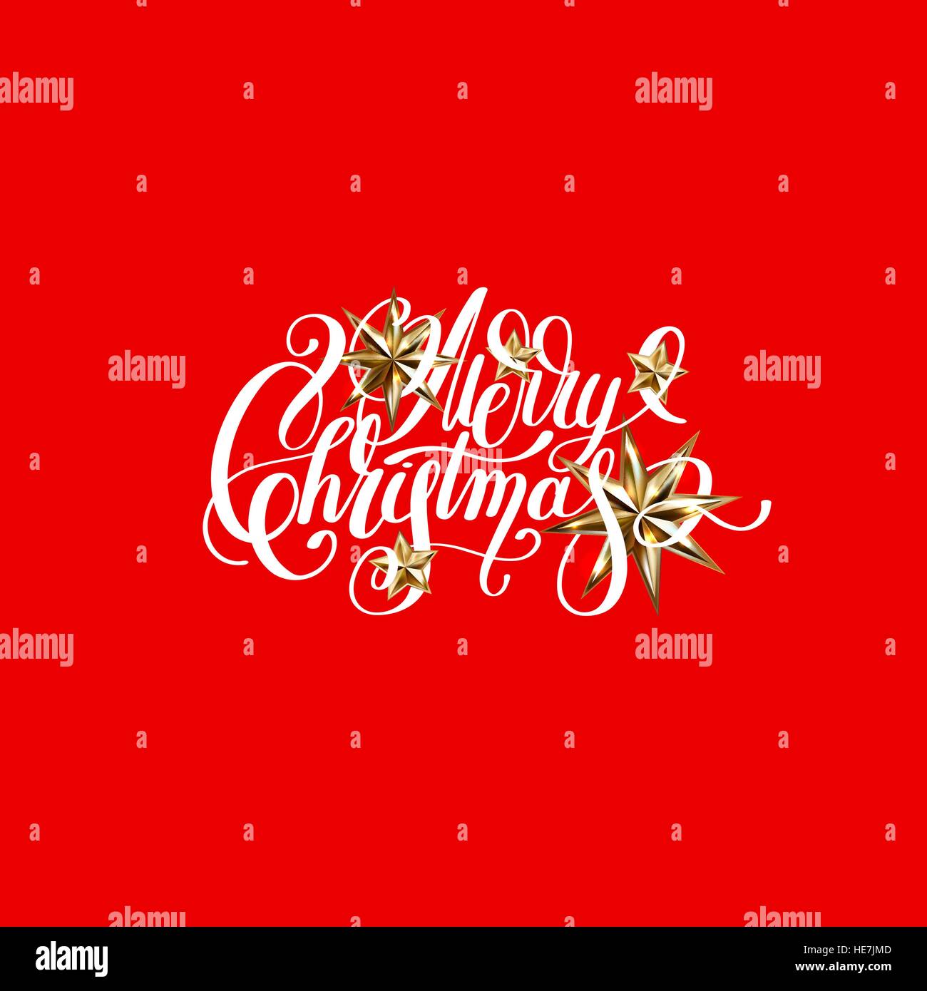 golden stars and handwritten lettering calligraphic inscription Stock ...