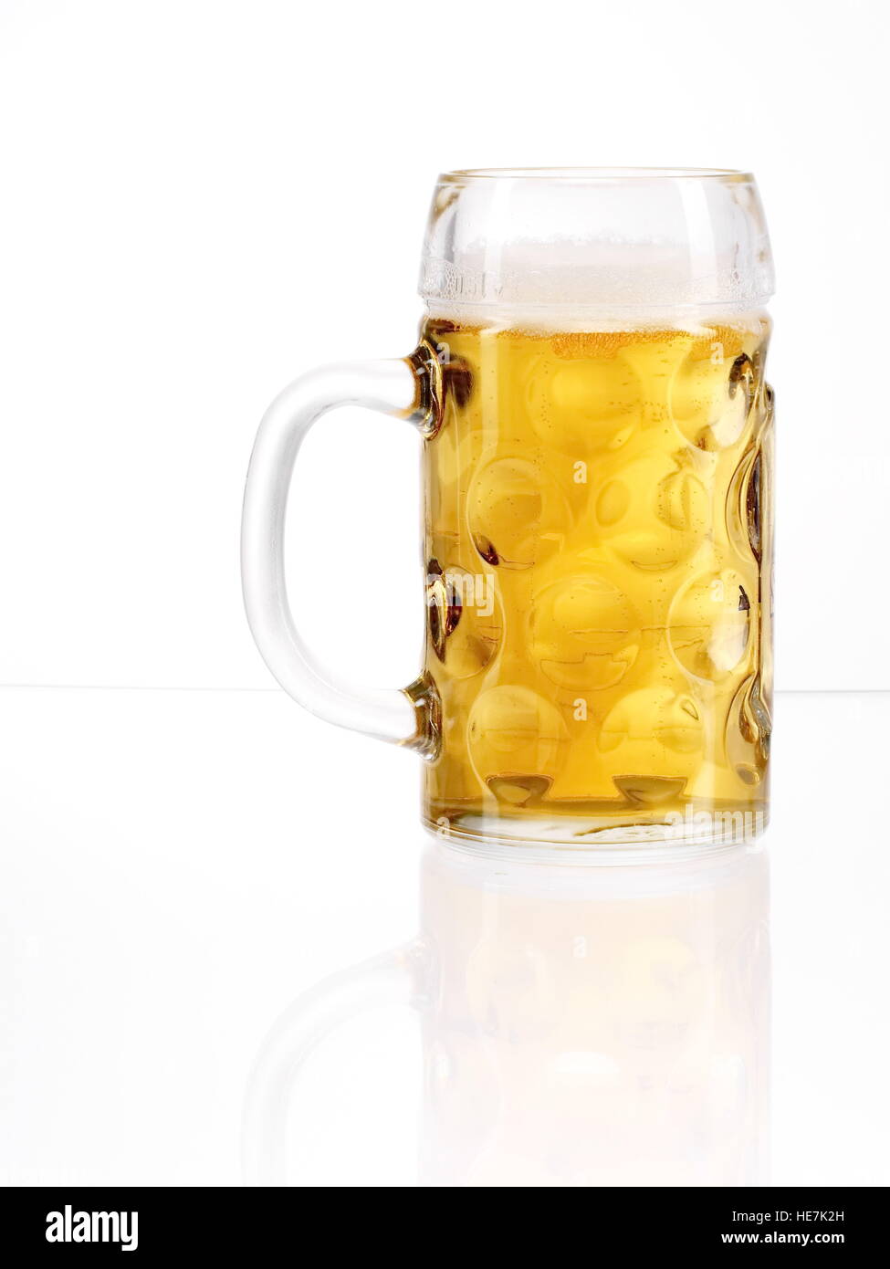 Two full lager beer Cut Out Stock Images & Pictures - Alamy