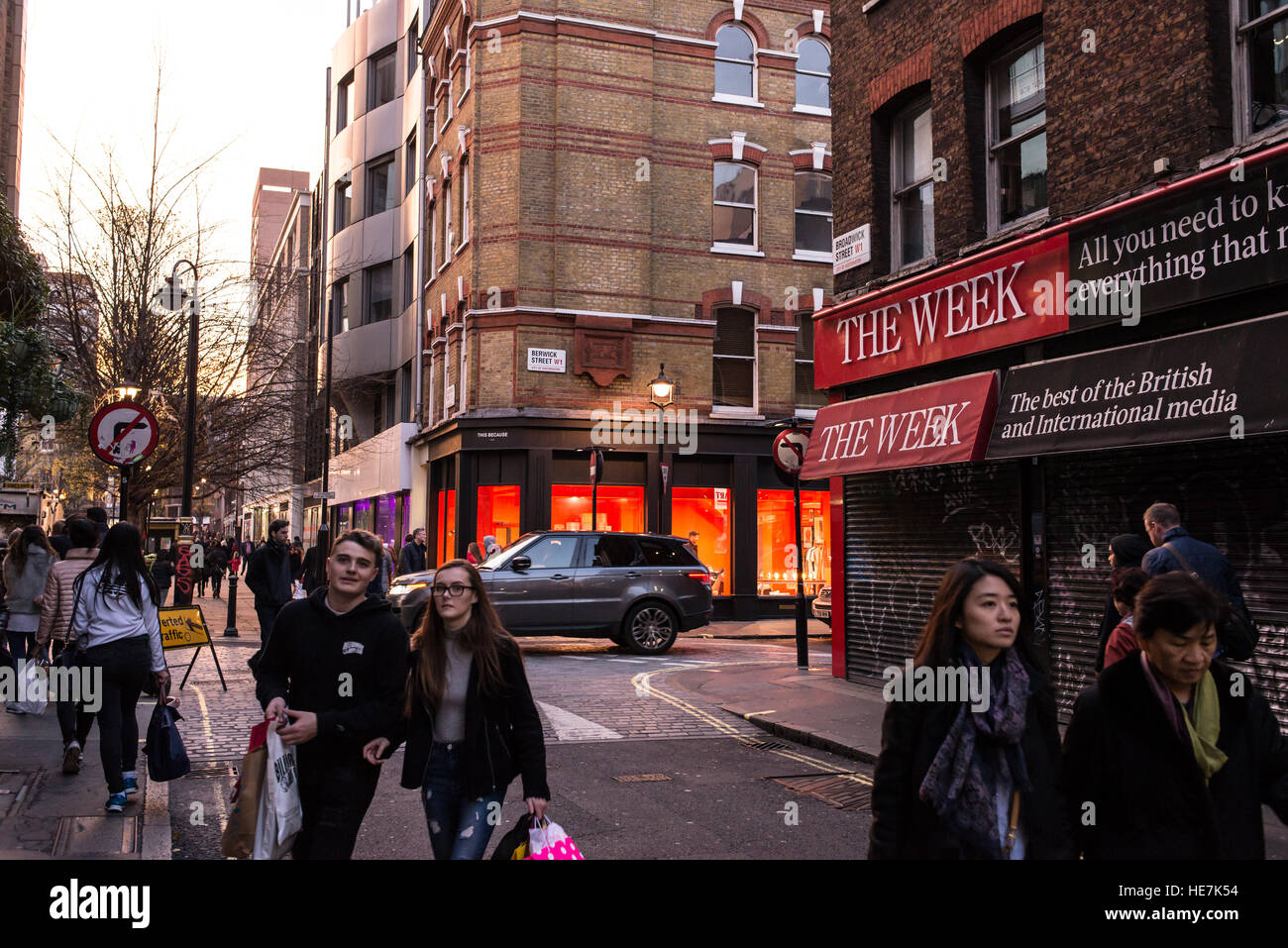 Soho shop sign hi-res stock photography and images - Alamy
