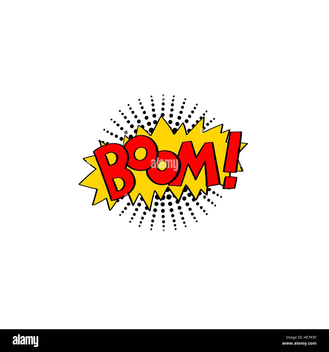 multicolored comic sound effects in pop art style, bubble speech Stock ...