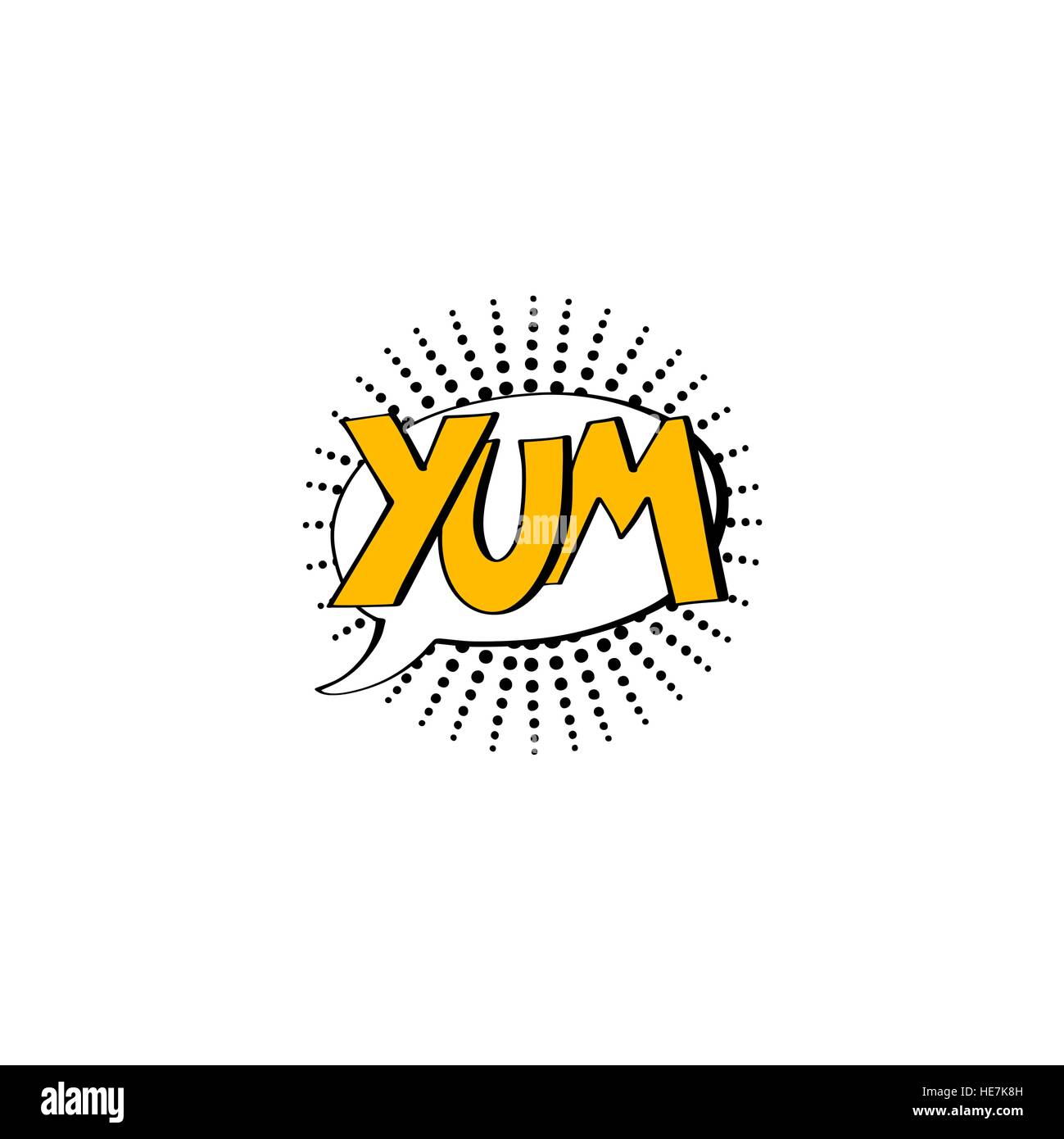 multicolored comic sound effects in pop art style, bubble speech Stock ...