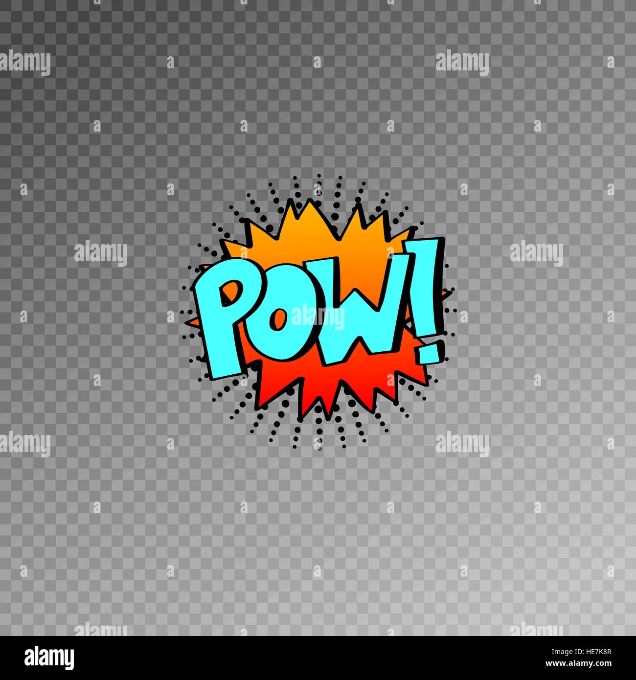 multicolored comic sound effects in pop art style, bubble speech Stock ...