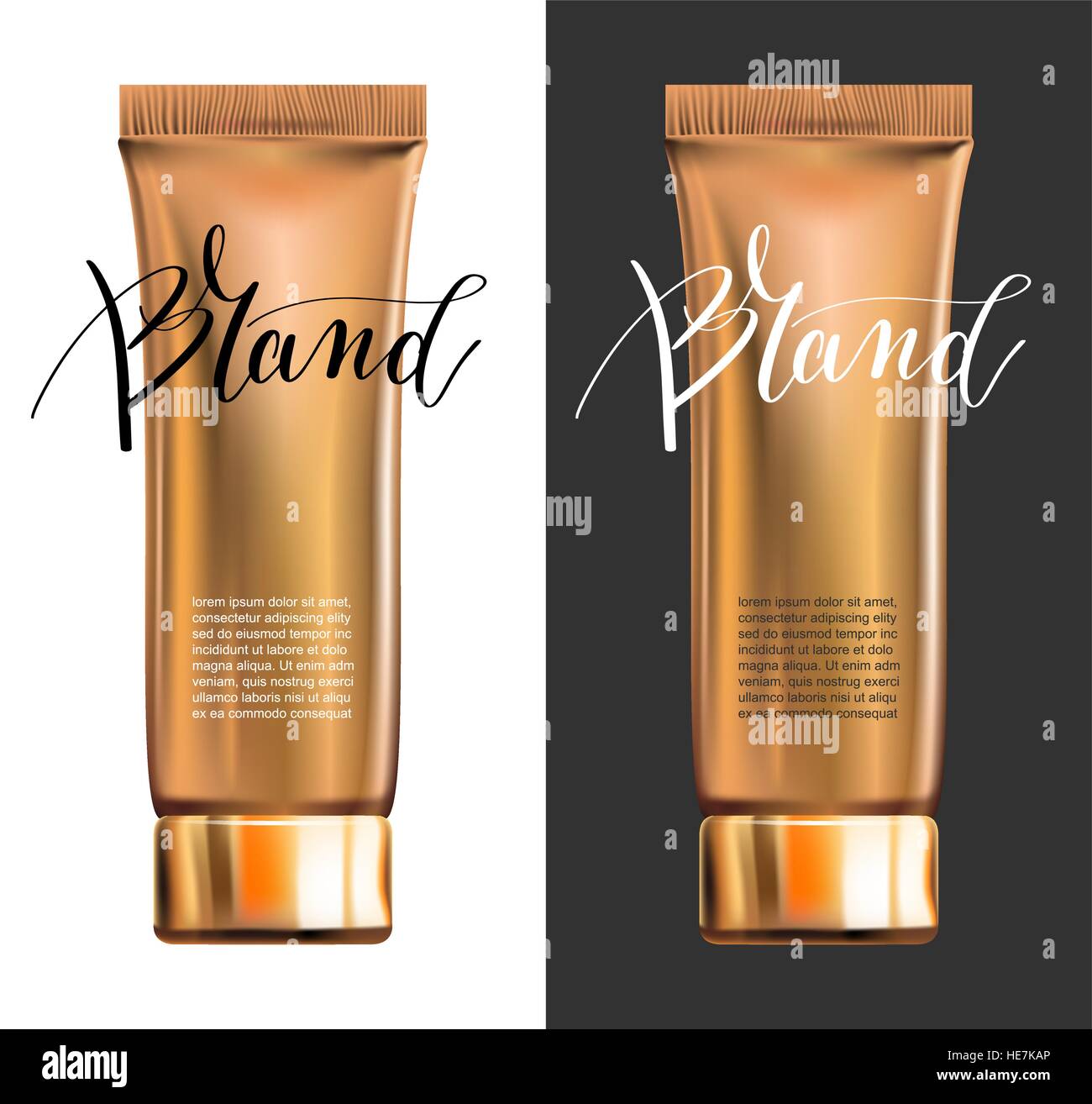 toner contained in plastic tube with gold lid and place for your Stock ...