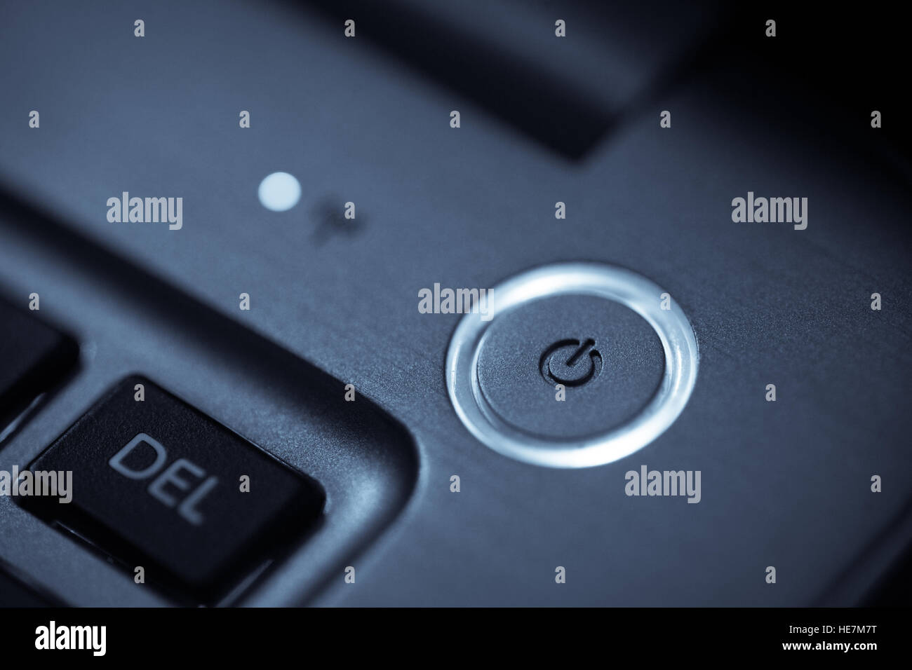 Power button lit hi-res stock photography and images - Alamy
