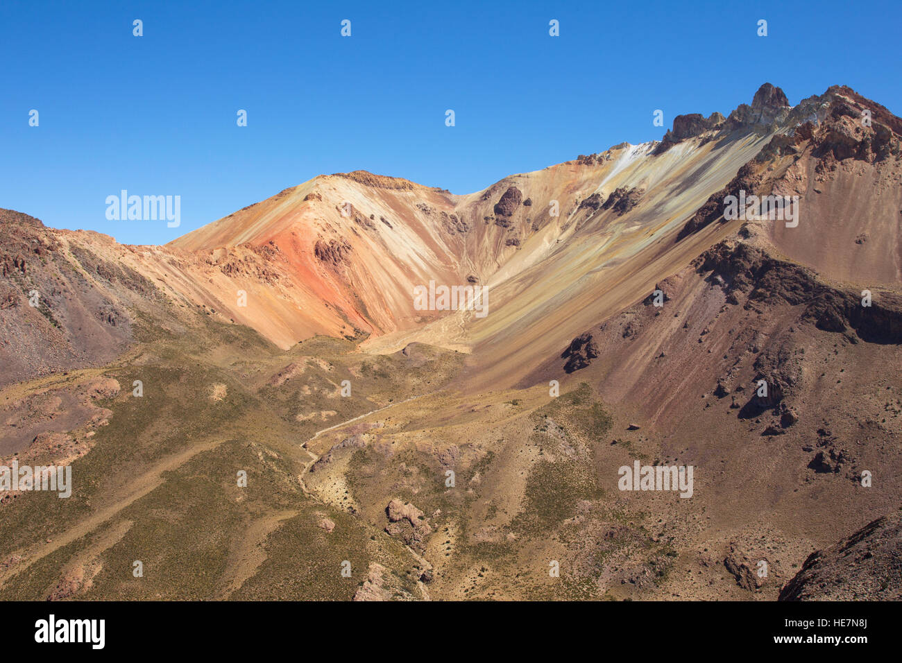 Tunupa volcano in Bolivia Stock Photo - Alamy