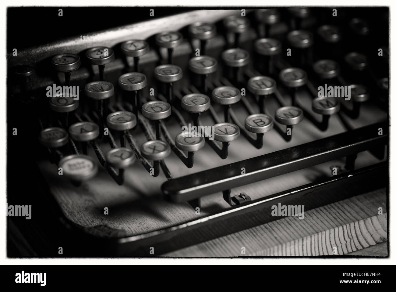 Vintage typewriter background hi-res stock photography and images - Alamy