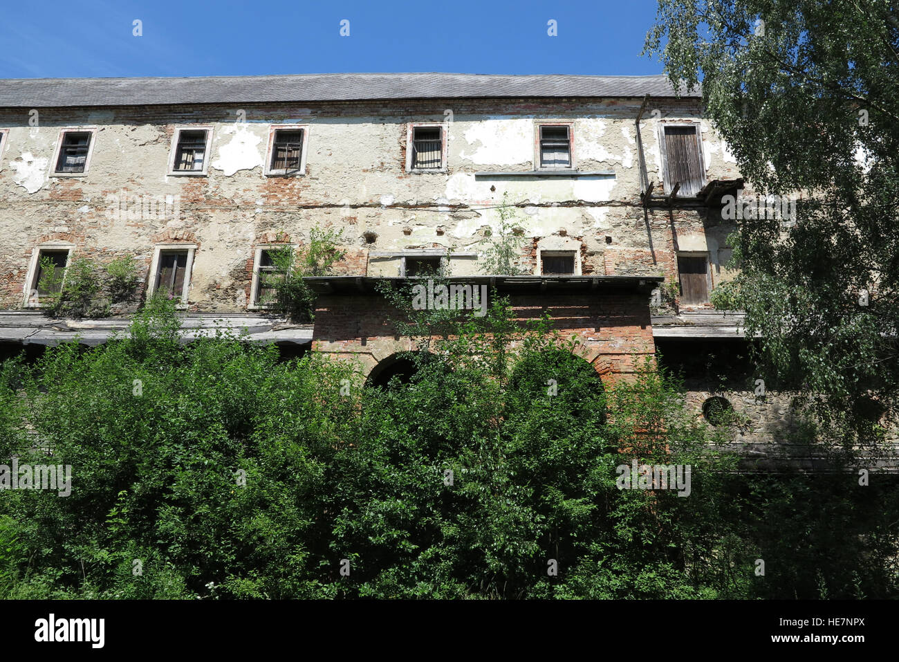 Pivon - ruins of the Augustinian Monastery from 14th century Stock ...