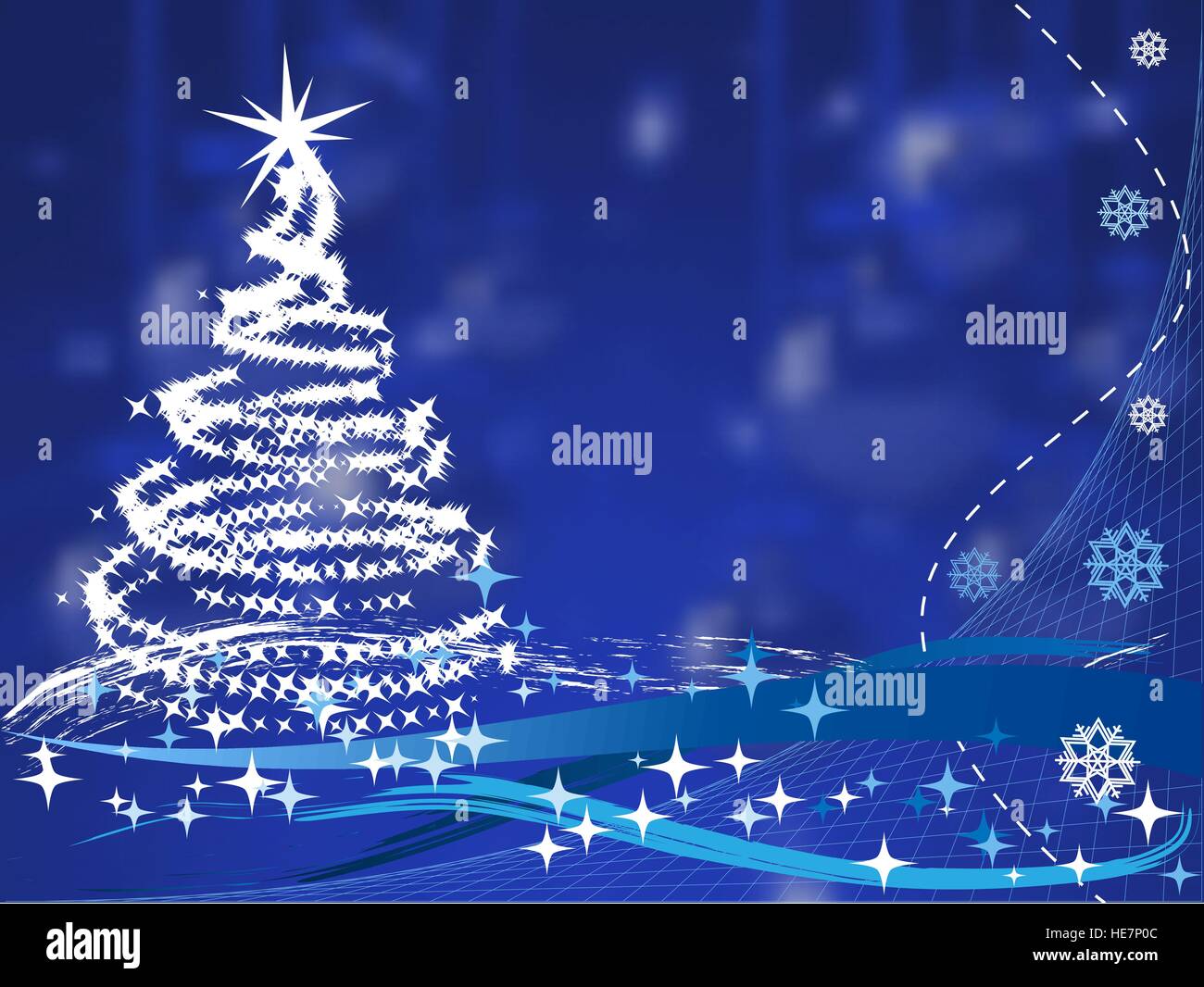 Merry christmas blue Stock Vector Images - Alamy