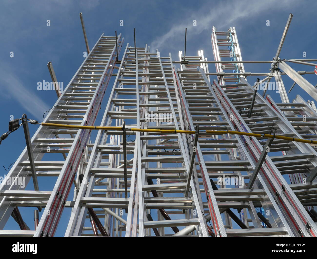 Ladders into sky Stock Photo - Alamy