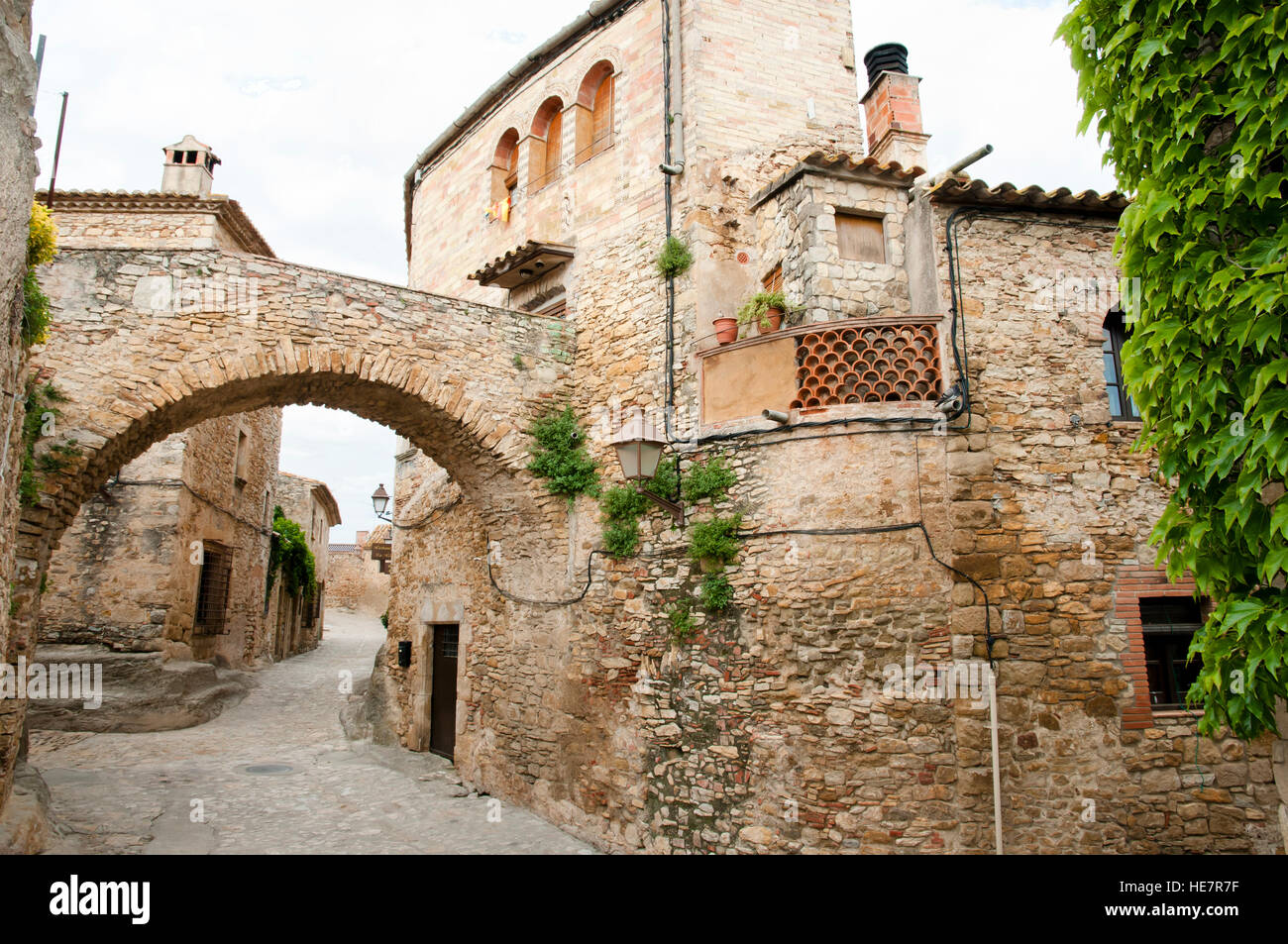 Peratallada - Spain Stock Photo - Alamy