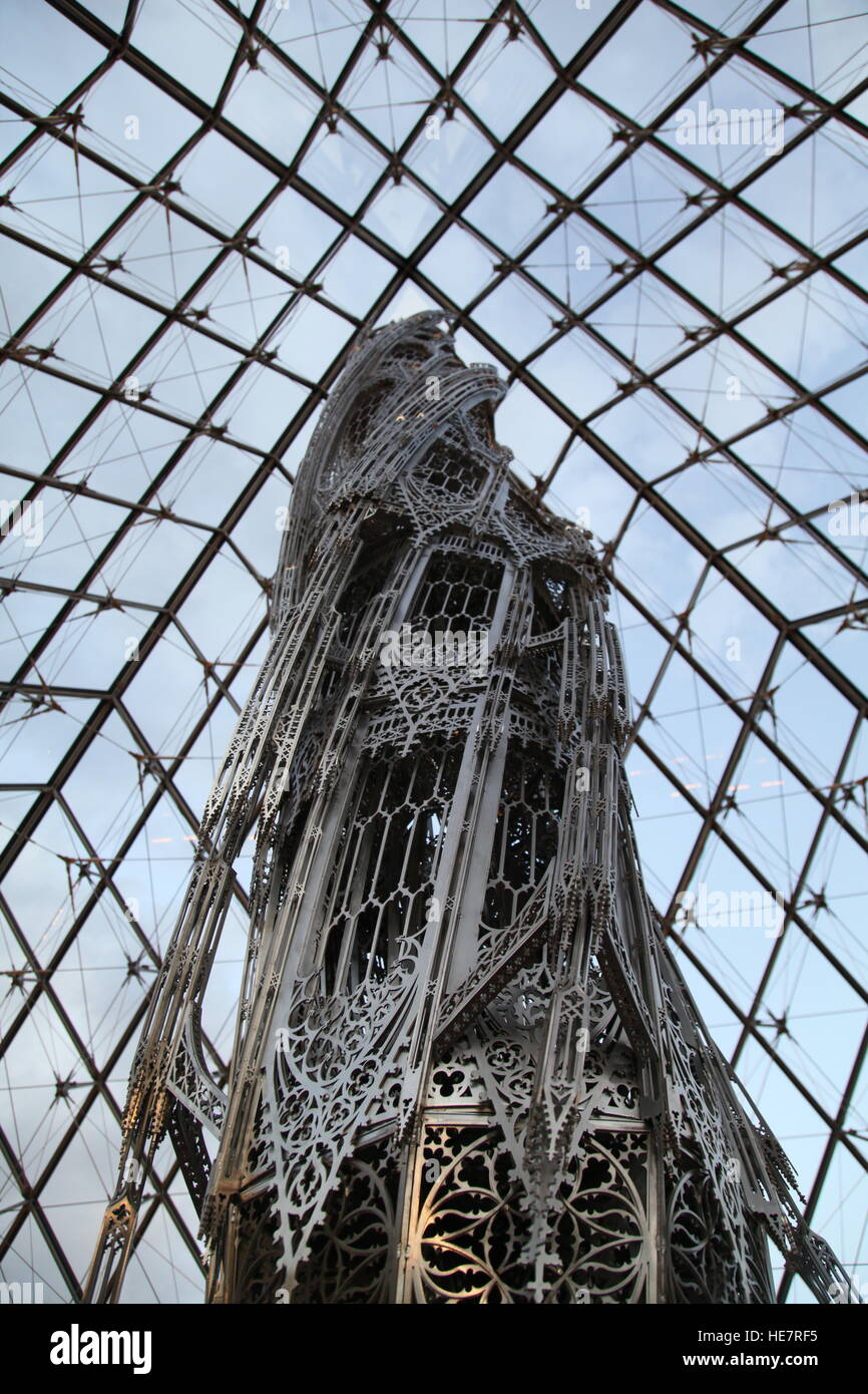 Intricate Metal Sculpture Stock Photo - Alamy