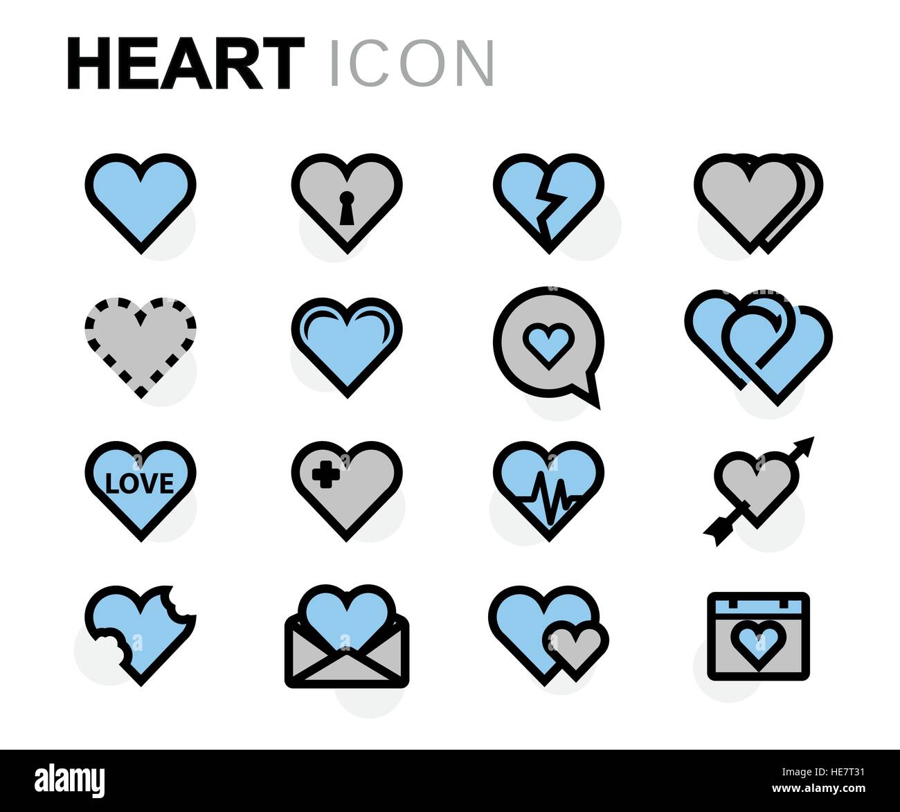 Heart icon hi-res stock photography and images - Alamy