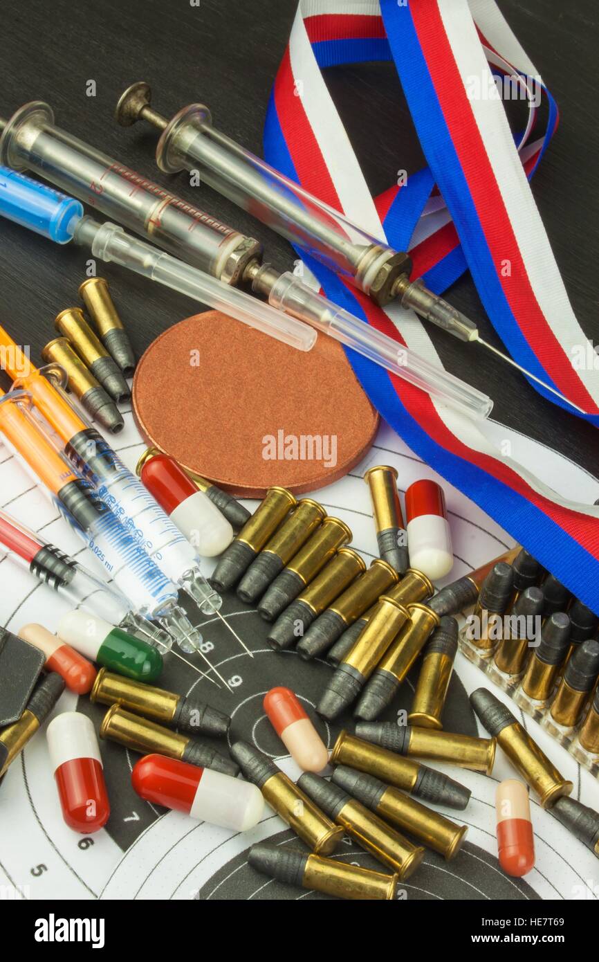 Syringe and medals. Doping in shooting sport. Abuse of anabolic ...