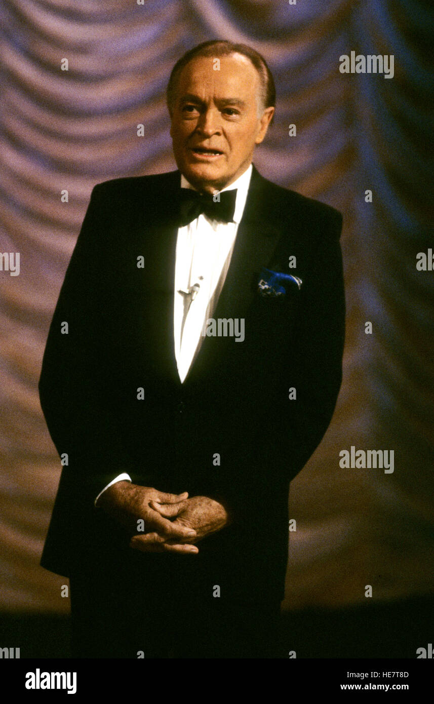 BOB HOPE US actor in Stockholm for entertaining 1984 Stock Photo - Alamy