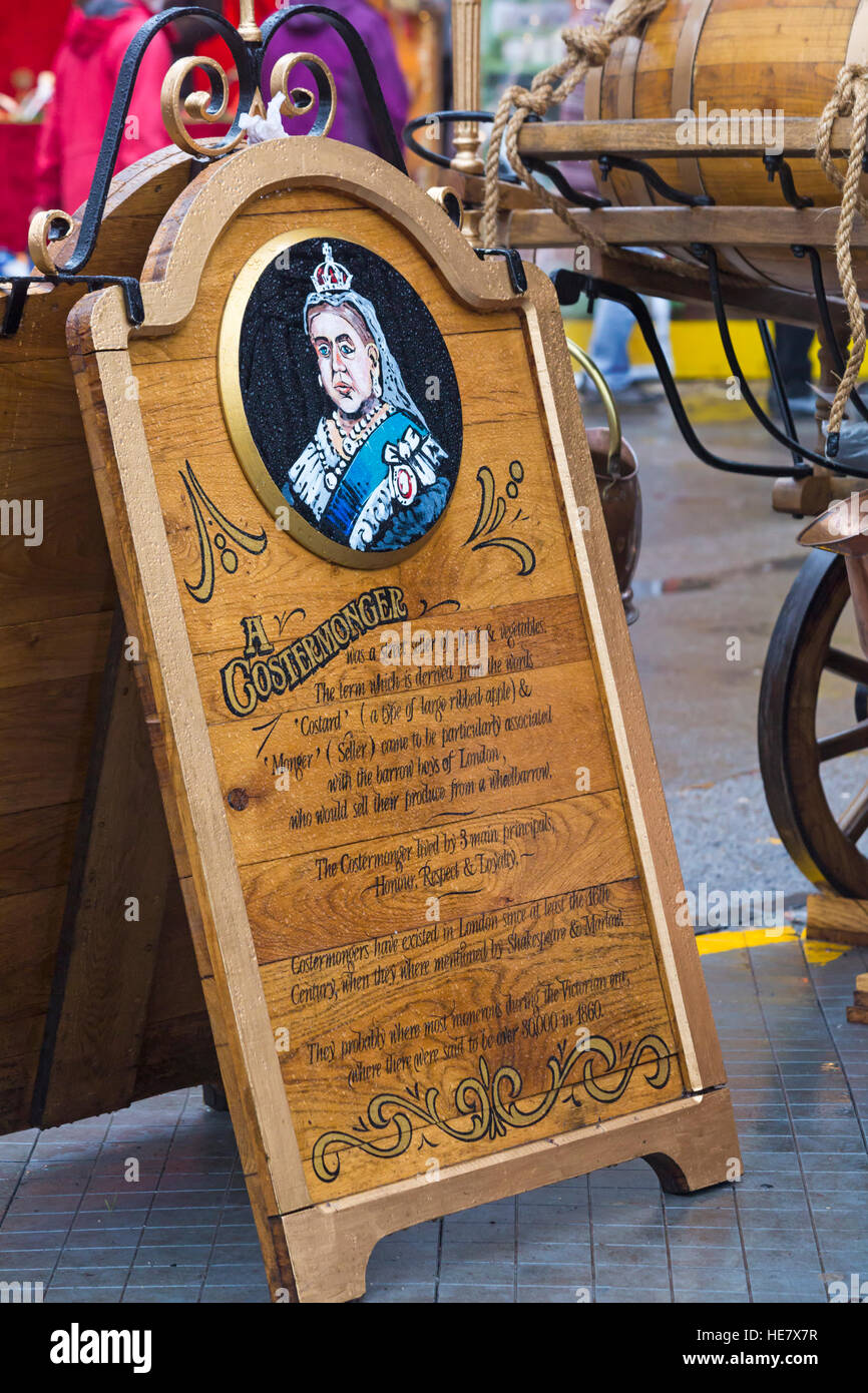 Costermonger barrow hi-res stock photography and images - Alamy