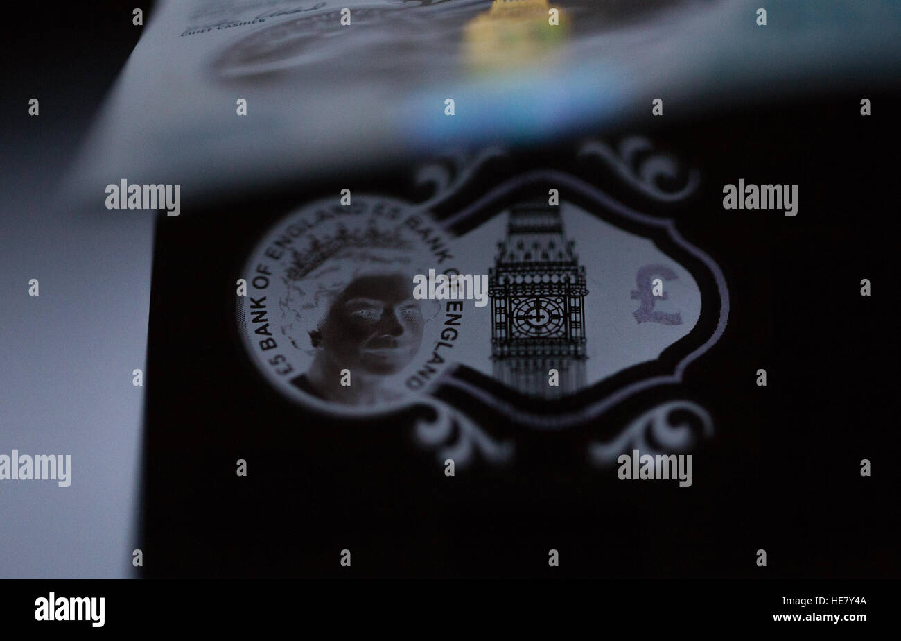 Low light photo showing a reflection of the see through section of the ...