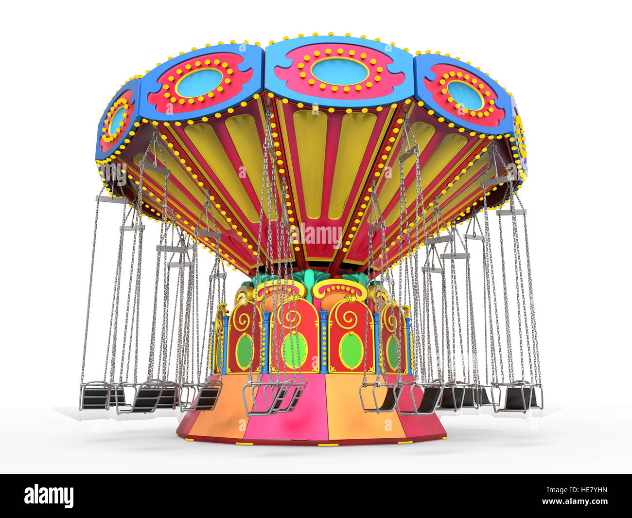 Fairground ride rides Cut Out Stock Images & Pictures - Alamy