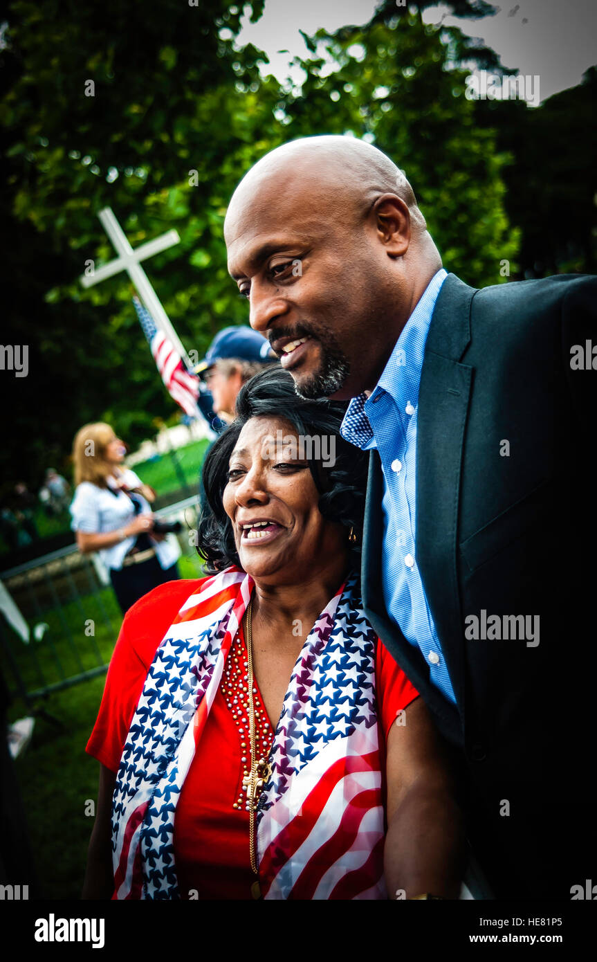 african American tea Party demonstrators Stock Photo - Alamy