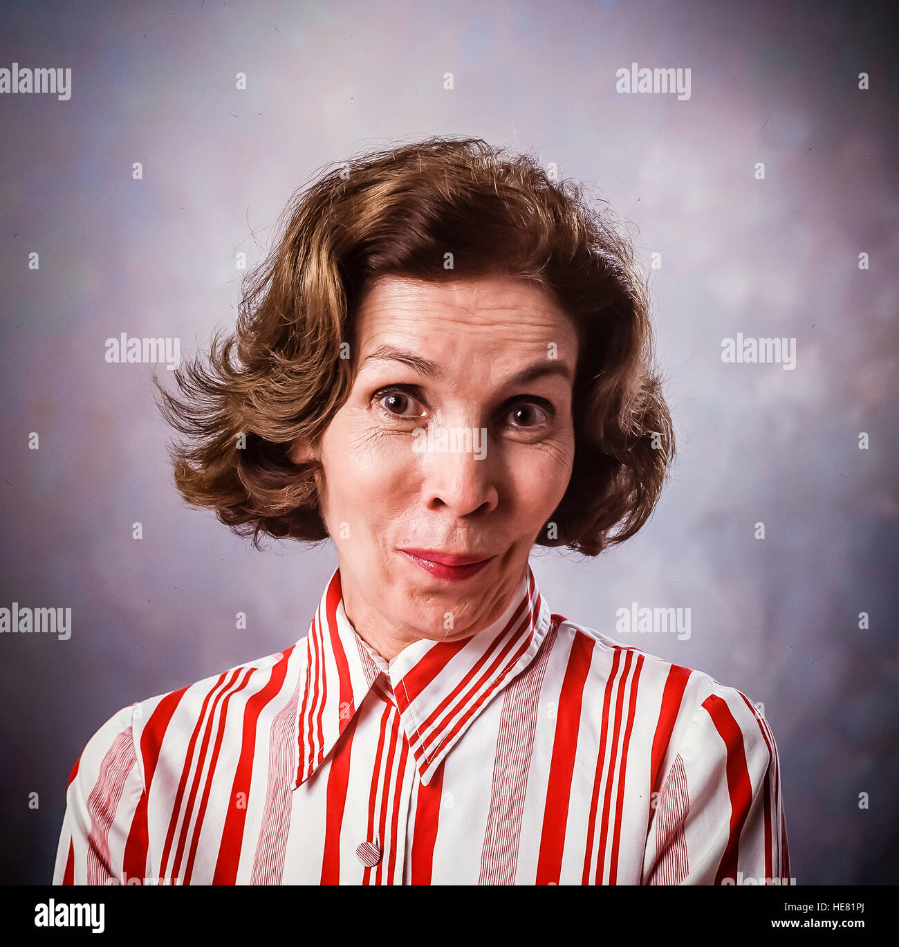 Female funny face Stock Photo - Alamy
