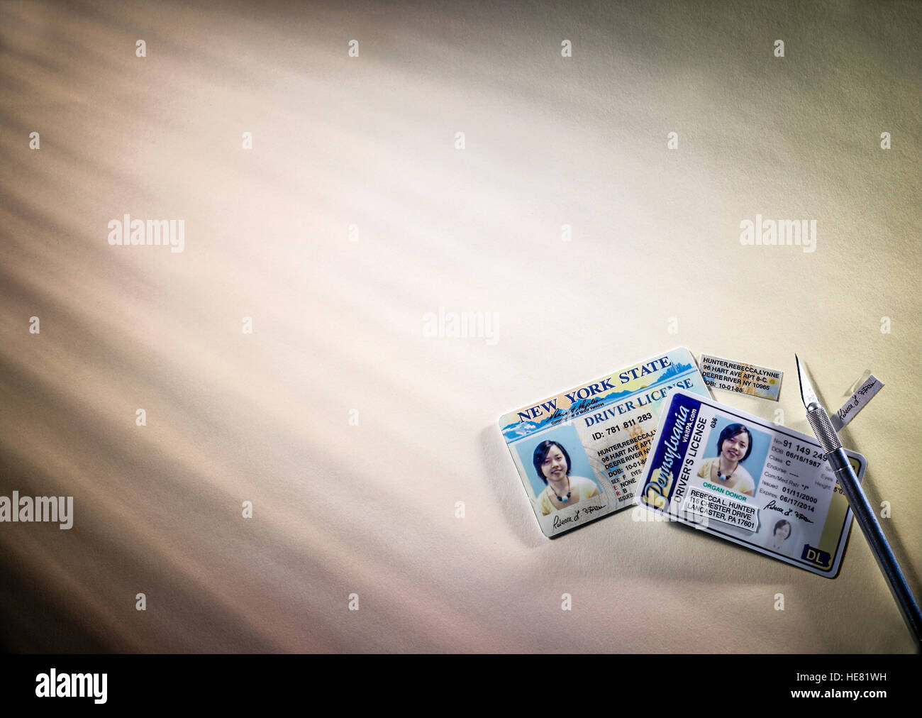 Identity document forgery hi-res stock photography and images - Alamy