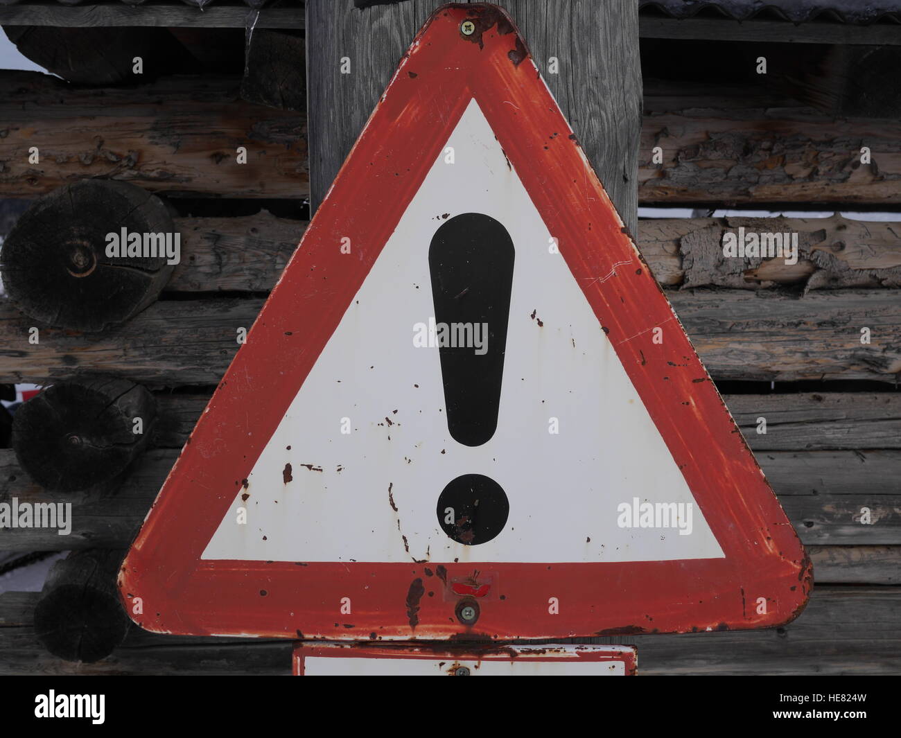 sign note of exclamation Stock Photo - Alamy
