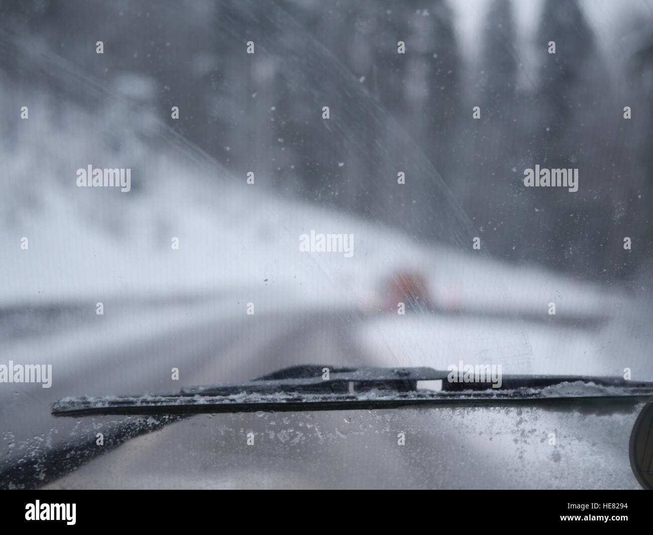 Car windshield wiper looking out hi-res stock photography and images - Alamy