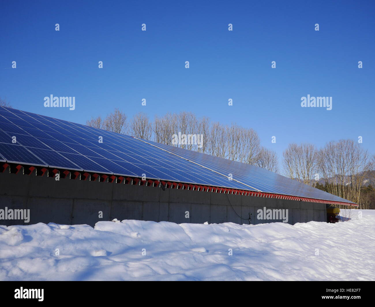 solar cells roof Stock Photo - Alamy