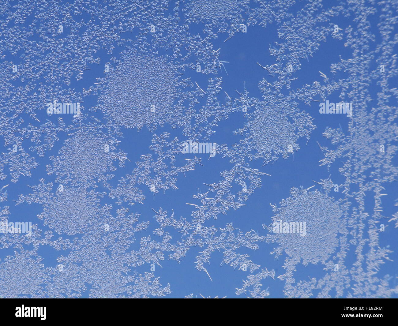frost ice crystal on window Stock Photo - Alamy