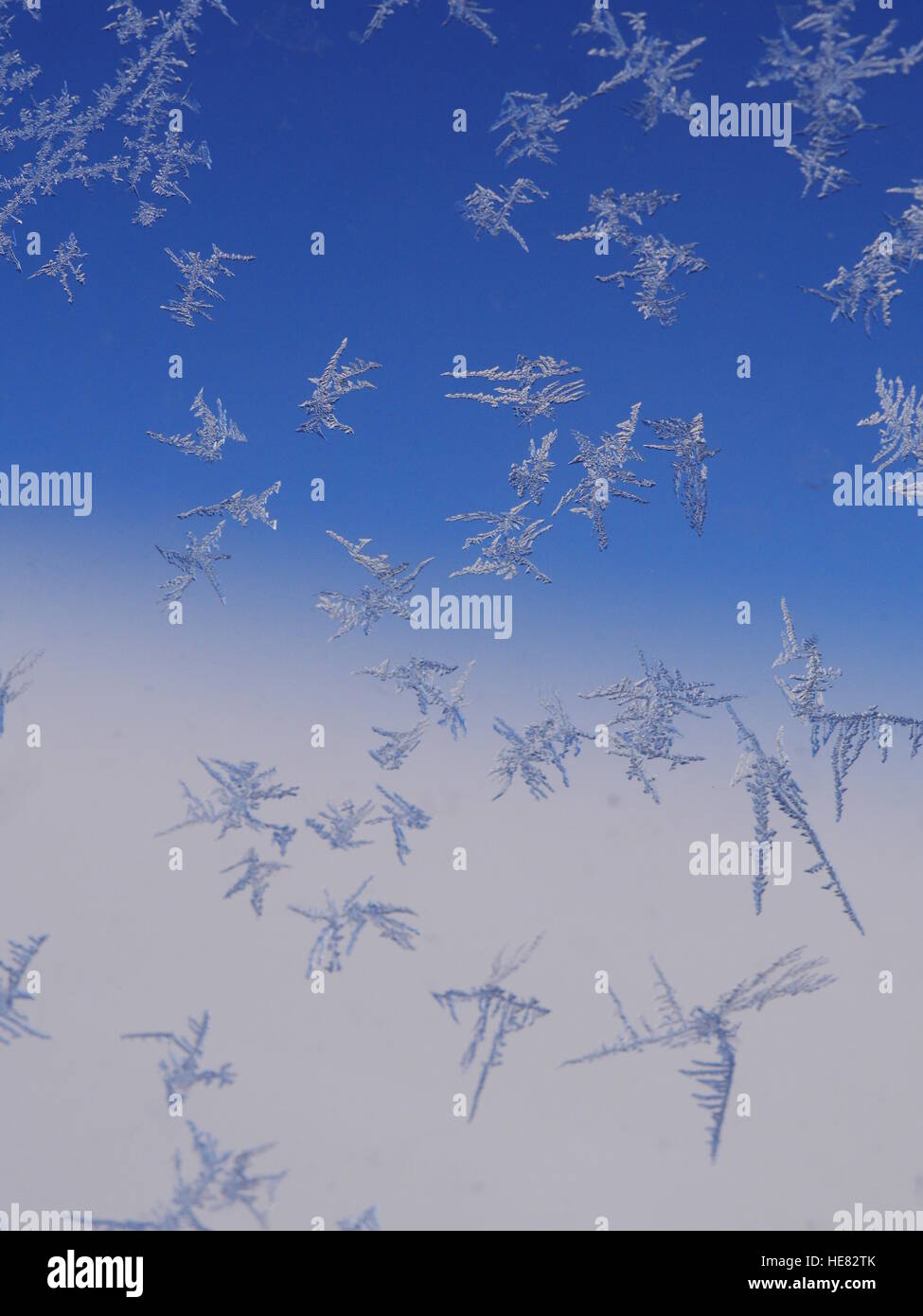 frost ice crystal on window Stock Photo - Alamy