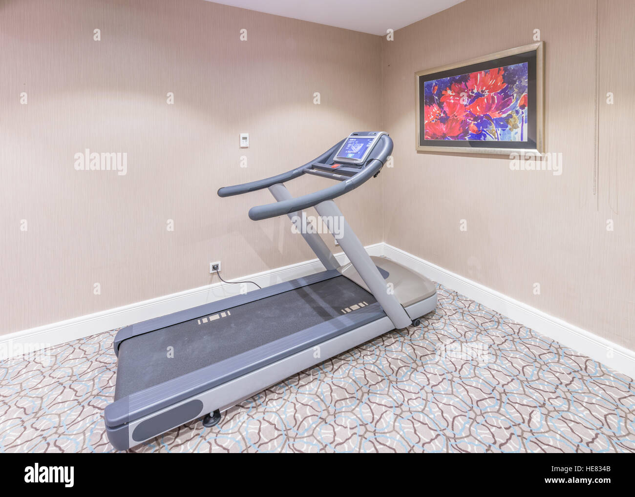 Running treadmill at the house Stock Photo - Alamy