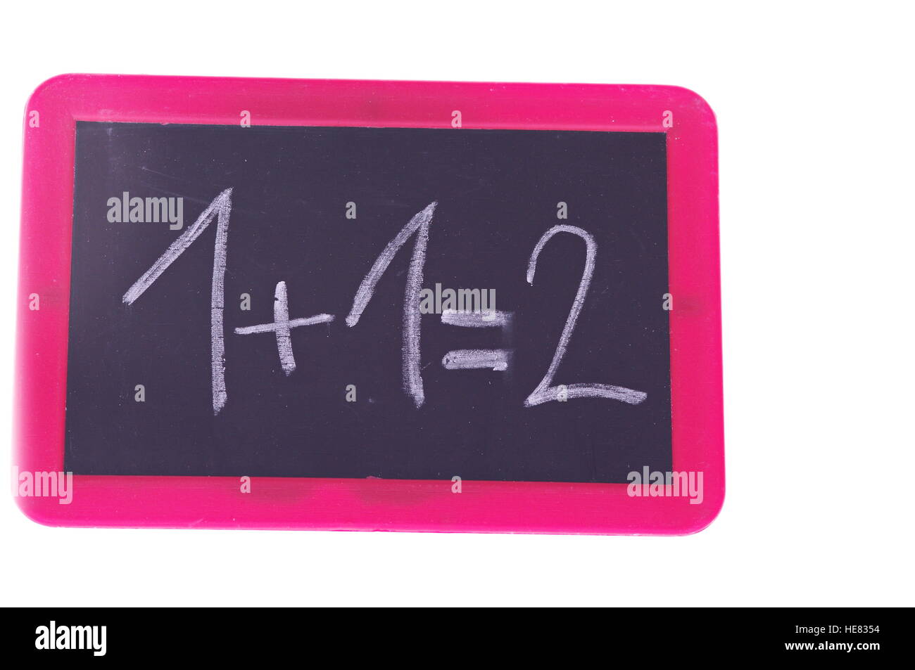 blackboard with exercise Stock Photo - Alamy